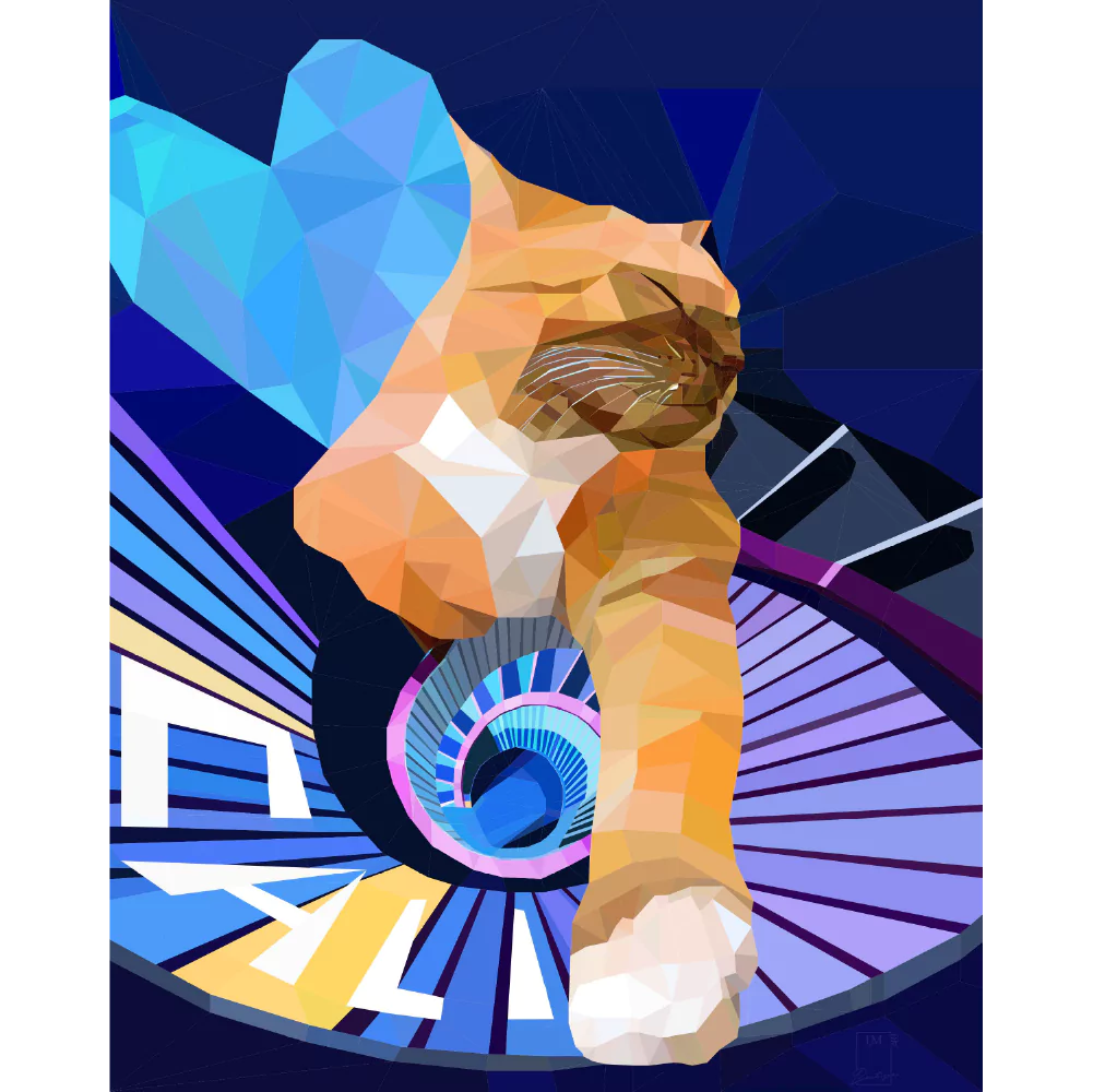 Cali cat | Cat fine art